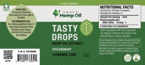 Tasty Hemp Oil - Tasty Drops CBD Oil Tincture (300mg-1000mg)