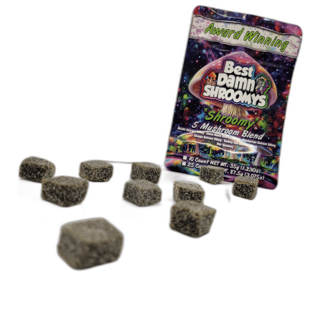The Best Damn Shroomy 5 Blend - Mushroom Gummies - Made By Hemp